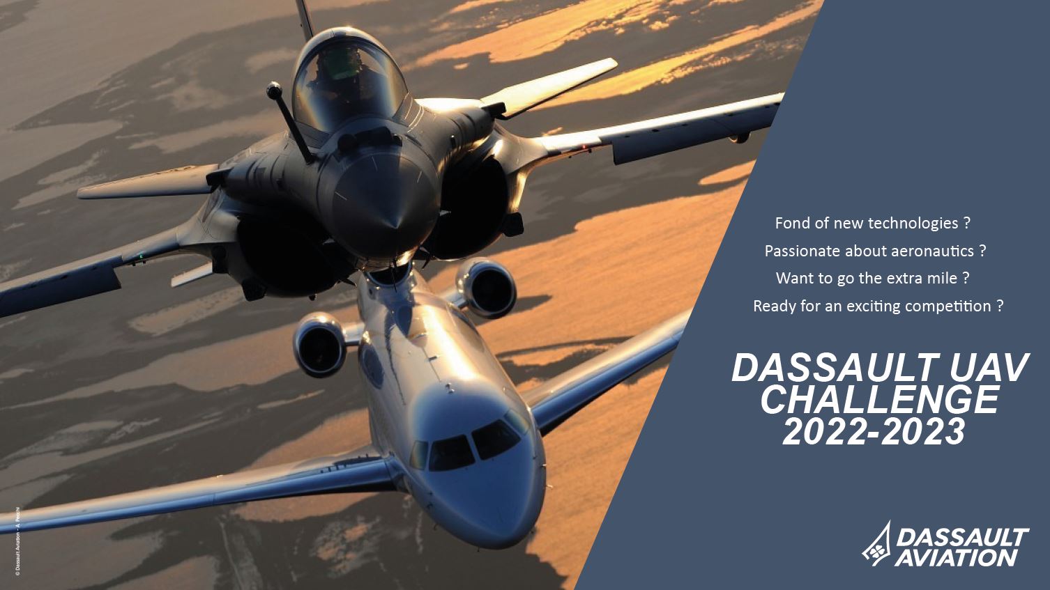 Dassault UAV Challenge 2022/2023 : à vos candidatures ! - Actualités Groupe