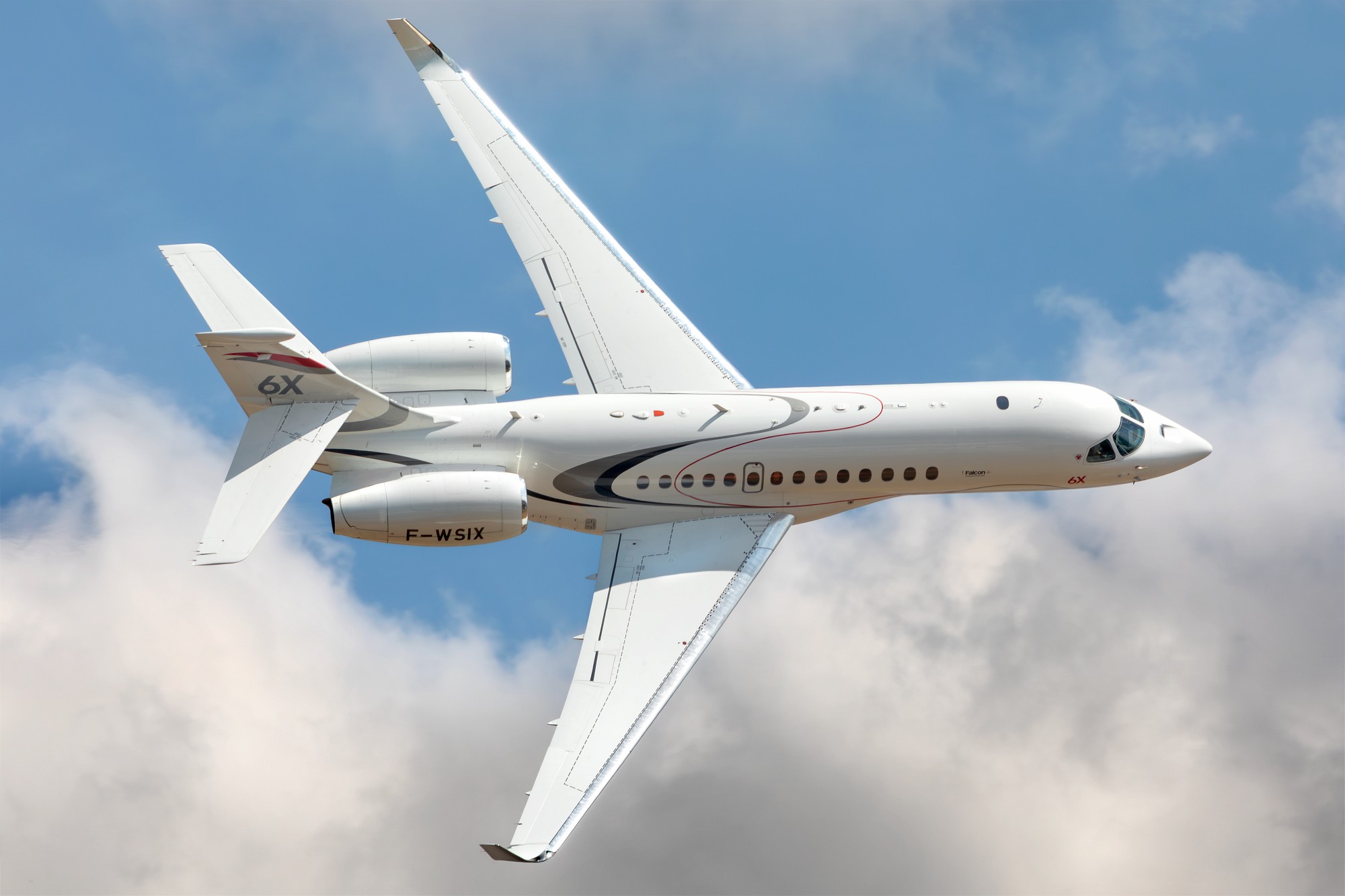 La démonstration du Falcon 6X - Actualités Groupe
