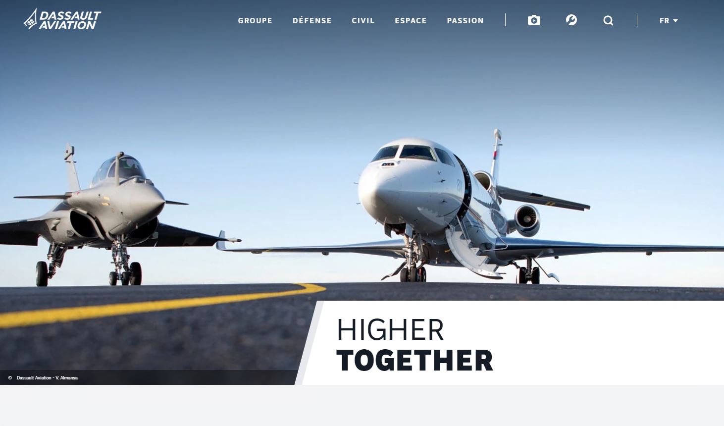Le portail web Dassault Aviation au rythme du Bourget - Actualités Groupe