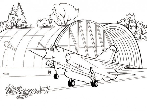 Mirage 2000 Dassault Drawing Three Fighter 1660 1150 Sketch Coloring Page
