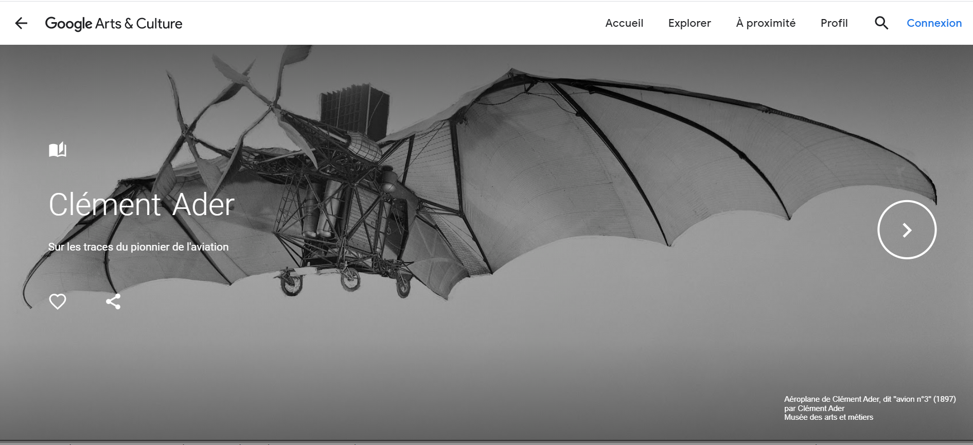 Virtual exhibition: “Clément Ader – in the footsteps of a pioneer in ...
