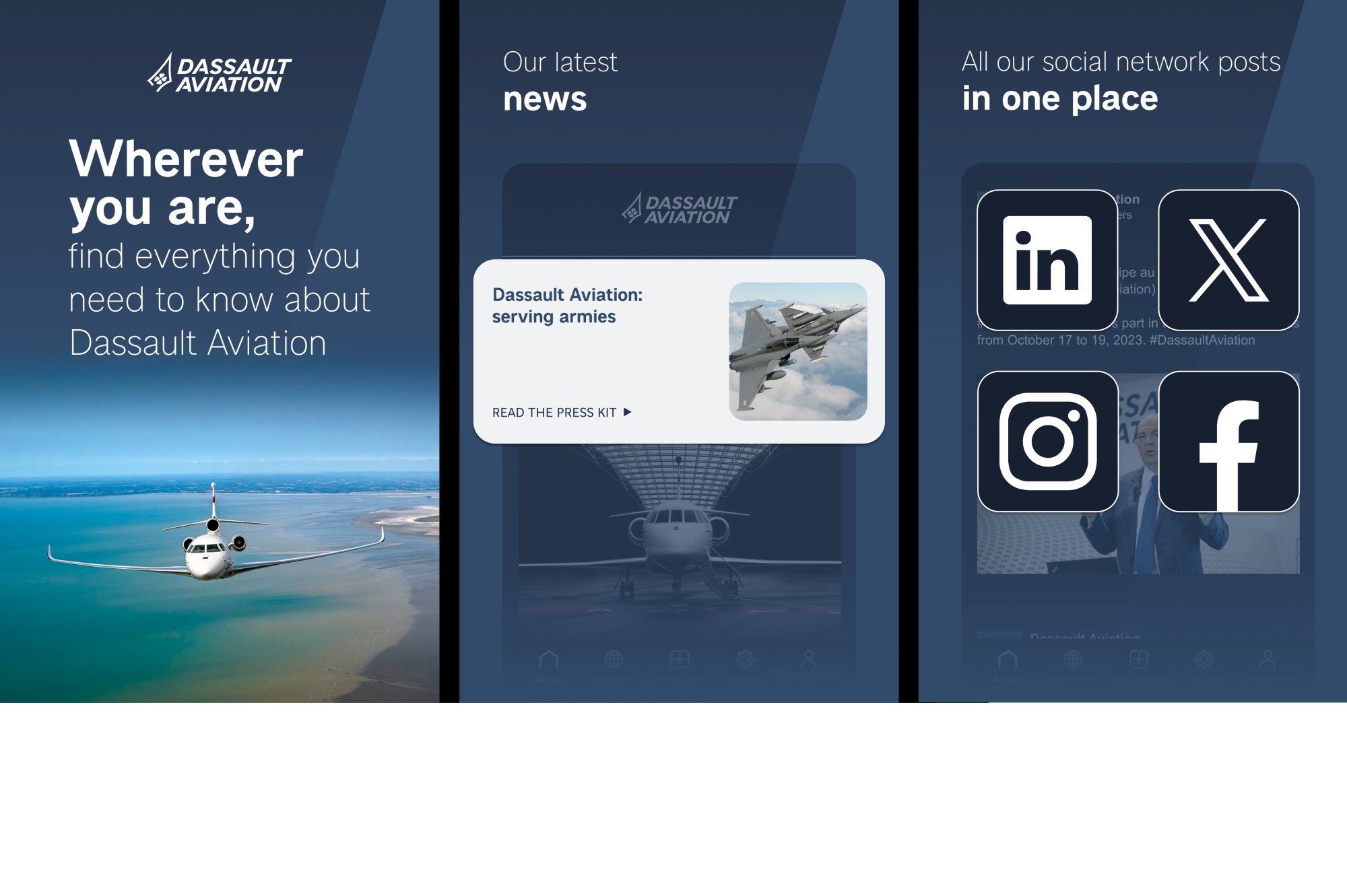 Discover the Dassault Aviation mobile app! - Group News